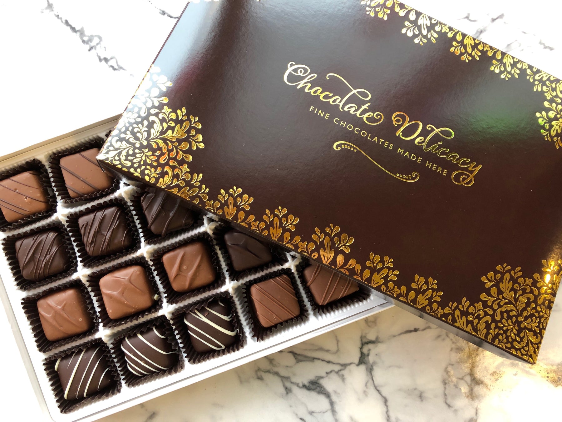 Truffle Gift Box 24 Piece – The Chocolate Delicacy